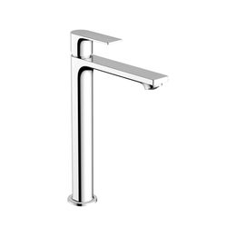 Hansgrohe Waschtisch-Einhebelmischer Rebris E 240 CoolSt mit Zugstangen-Ablaufgarnitur, chrom (72581000)