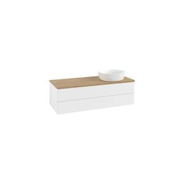 Villeroy & Boch V&B Waschtischunterschrank mit Frontstruktur, mit Beleuchtung Antao 120x36x50cm, WBP hon. Oa, wh. m Lac ; Villeroy & Boch (L23111MT)