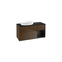 Villeroy & Boch V&B Waschtischunterschrank Finion 120cm, Pl bla m, Reg bla m Lac, wal ven ; Villeroy & Boch (FA52PDGN)