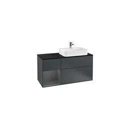 Villeroy & Boch V&B Waschtischunterschrank Wandbeleuchtung Finion 120cm, Pl b m, Rg l A m, md bl. m Lac ; Villeroy & Boch (G392GKHG)