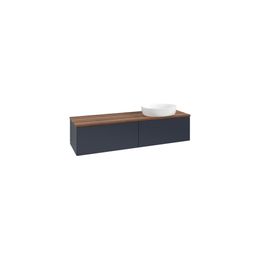 Villeroy & Boch V&B Waschtischunterschrank ohne Frontstruktur Antao 160x50cm, WBP-farbe w. wal, md bl. m Lac ; Villeroy & Boch (K38012HG)