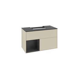 Villeroy & Boch V&B Waschtischunterschrank Finion 100, Pl w m, Rg l wh. m Lac, si Gr m Lac ; Villeroy & Boch (F112MTHJ)