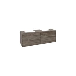 Villeroy & Boch V&B Waschtischunterschrank Collaro 160x54,8x50cm, f 2 WT, m LED, st. Oa ; Villeroy & Boch (C021B0RK)