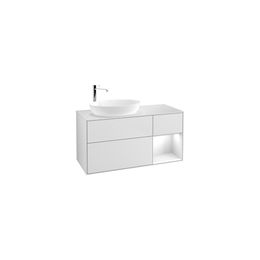 Villeroy & Boch V&B Waschtischunterschrank Finion 120cm, Pl w m, Rg glo wh. Lac, wh. m Lac ; Villeroy & Boch (F931GFMT)
