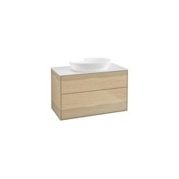 Villeroy & Boch V&B Waschtischunterschrank Finion 100x60,3cm, Abd.-Pl. wh. m, Oak Veneer ; Villeroy & Boch (FA0100PC)