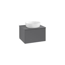Villeroy & Boch V&B Waschtischunterschrank ohne Frontstruktur Antao 60x36x50cm, WBP Lac, Anthrac. m Lac ; Villeroy & Boch (K29010GK)