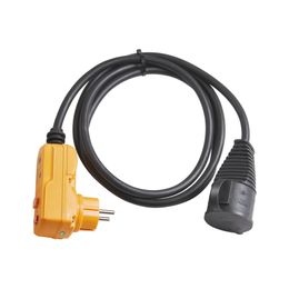 Fa.Brennenstuhl Schutzadapterkabel FI IP44 2m schwarz H07RN-F 3G1,5 ; Brennenstuhl (1160370)