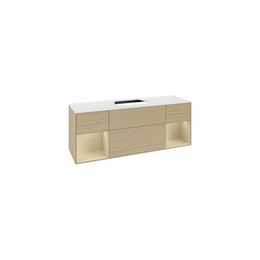 Villeroy & Boch V&B Waschtischunterschrank Finion 160x60, Pl w m, Reg si Gr m Lac, Oa ven ; Villeroy & Boch (F451HJPC)
