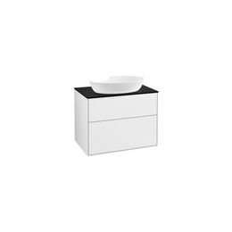 Villeroy & Boch V&B Waschtischunterschrank Finion 80x60,3cm, Abd.-Pl. bla m, glo wh. Lac ; Villeroy & Boch (F99200GF)