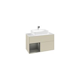 Villeroy & Boch V&B Waschtischunterschrank Finion 100, Pl b m, Rg l bla m Lac, si Gr m Lac ; Villeroy & Boch (F111PDHJ)