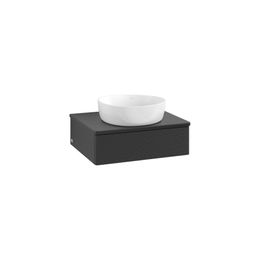 Villeroy & Boch V&B Waschtischunterschrank mit Frontstruktur -Beleuchtung Antao 60x19x50cm, WBP-farbe Lac, bla m lacquer ; Villeroy & Boch (L07110PD)