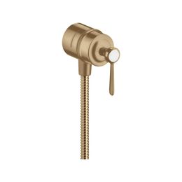 Hansgrohe Absperrventil Axor Montreux Stop m R&uuml;ckflussverh., Hebel, brushed bronze (16883140)