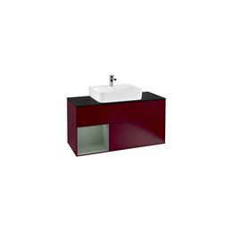 Villeroy & Boch V&B Waschtischunterschrank Wandbeleuchtung Finion 120cm, Pl b m, Reg li Oli. m Lac, Peo m ; Villeroy & Boch (G162GMHB)