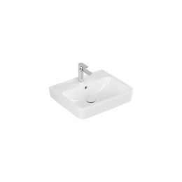 Villeroy & Boch V&B Waschtisch O.NOVO 55x46cm, eck, m HL, mit &Uuml;berlauf, wei&szlig; ; Villeroy & Boch (4A415501)