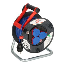 Fa.Brennenstuhl Garant IP44 Kabeltrommel 25m AT-N05V3V3-F 3G1,5 blau ; Brennenstuhl (1219850)