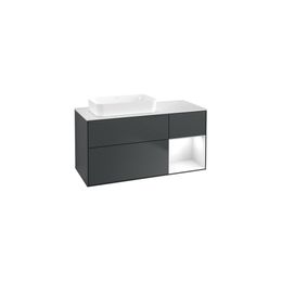 Villeroy & Boch V&B Waschtischunterschrank Wandbeleuchtung Finion 120x60 cm, Rg r g wh. Lac, md bl. m Lac ; Villeroy & Boch (G691GFHG)