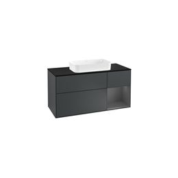 Villeroy & Boch V&B Waschtischunterschrank Wandbeleuchtung Finion 120cm, Pl b m, Rg r A m, md bl. m Lac ; Villeroy & Boch (G302GKHG)
