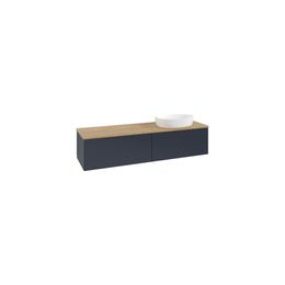 Villeroy & Boch V&B Waschtischunterschrank ohne Frontstruktur Antao 160x50cm, WBP hon. Oa, md bl. m Lac ; Villeroy & Boch (K38011HG)