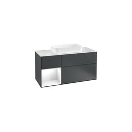 Villeroy & Boch V&B Waschtischunterschrank Finion 120cm, Pl w m, Rg l g w La, md bl. m Lac ; Villeroy & Boch (F291GFHG)