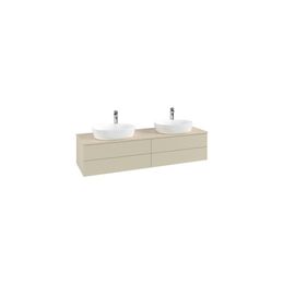 Villeroy & Boch V&B Waschtischunterschrank mit Frontstruktur Antao 160x50cm, HL, WBP botti., si Gr m Lac ; Villeroy & Boch (K28153HJ)
