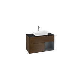 Villeroy & Boch V&B Waschtischunterschrank Wandbeleuchtung Finion 100, Pl bla m, Reg md m Lac, wal ven ; Villeroy & Boch (G782HGGN)