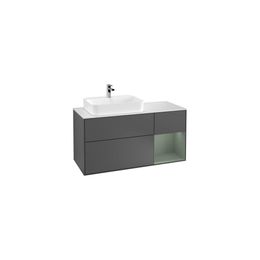 Villeroy & Boch V&B Waschtischunterschrank Wandbeleuchtung Finion 120cm, Pl w m, Rg r Ol m Lac, Anthrac. m ; Villeroy & Boch (G401GMGK)