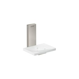 Hansgrohe Schale Axor Uni. Rectangular Glas, Wandmontage, Edelstahl-Optik (42605800)