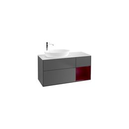 Villeroy & Boch V&B Waschtischunterschrank Finion 120cm, Pl w m, Reg Peo m Lac, Anthrac. m ; Villeroy & Boch (F931HBGK)
