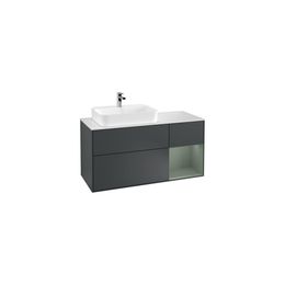Villeroy & Boch V&B Waschtischunterschrank Wandbeleuchtung Finion 120cm, Pl w m, Rg r Ol m La, md b m Lac ; Villeroy & Boch (G401GMHG)