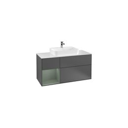 Villeroy & Boch V&B Waschtischunterschrank Finion 120cm, Pl w m, Rg l Ol m Lac, Anthrac. m ; Villeroy & Boch (F411GMGK)