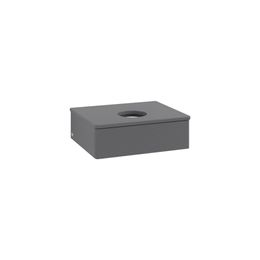 Villeroy & Boch V&B Waschtischunterschrank mit Frontstruktur -Beleuchtung Antao 60x19x50cm, WBP Lac, Anthrac. m Lac ; Villeroy & Boch (L07110GK)