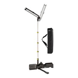 Fa.Brennenstuhl Brennenstuhl Multi Battery LED Akku Teleskop Arbeitsstrahler 6050 MA, 7700lm, IP54, ausziehbar bis 140cm (1173700004)