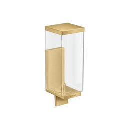 Hansgrohe Lotionssp Axor Uni Rectangular Glas, Wandmontage, brushed gold optic (42610250)