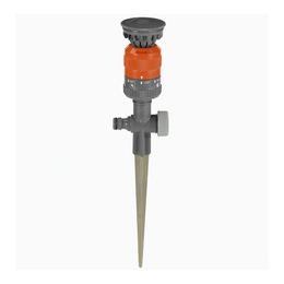Gardena Comfort Kreisregner Vario (auf Spike) für Bewässerung von mittelgroßen Flächen, aus Kunststoff und Metall, Reichweite bis 17 m, auf Spike montiert, 01949-20)