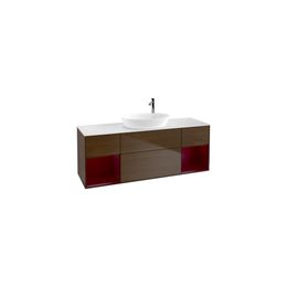 Villeroy & Boch V&B Waschtischunterschrank Wandbeleuchtung Finion 160cm, Pl wh. m, Reg Peo m Lac, wal ven ; Villeroy & Boch (G981HBGN)
