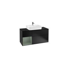 Villeroy & Boch V&B Waschtischunterschrank Finion 120cm, Pl b m, Rg l Ol m Lac, bla m Lac ; Villeroy & Boch (F162GMPD)