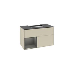 Villeroy & Boch V&B Waschtischunterschrank Finion 100, Pl wh. m, Reg li Peo, si Gr m Lac ; Villeroy & Boch (F112HBHJ)