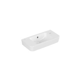 Villeroy & Boch V&B Handwaschbecken O.NOVO Compact 50x25cm, HL R durch-, L vorg., &Uuml;L, we C+ ; Villeroy & Boch (4342R5R1)
