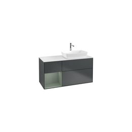 Villeroy & Boch V&B Waschtischunterschrank Finion 120cm, Pl w m, Rg Ol m Lac, md bl. m Lac ; Villeroy & Boch (F801GMHG)