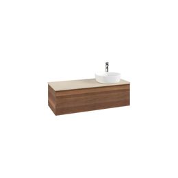 Villeroy & Boch V&B Waschtischunterschrank mit Frontstruktur, mit Beleuchtung Antao 120x36x50cm, HL, WBP botti., w. wal ; Villeroy & Boch (L34153HM)