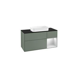 Villeroy & Boch V&B Waschtischunterschrank Wandbeleuchtung Finion 120cm, Pl b m, Rg r w m Lac, Oli. m Lac ; Villeroy & Boch (G302MTGM)
