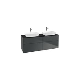 Villeroy & Boch V&B Waschtischunterschrank Finion 160x60cm, Abd.-Pl. bla m, md bl. m Lac ; Villeroy & Boch (F84200HG)