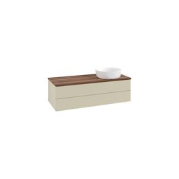 Villeroy & Boch V&B Waschtischunterschrank mit Frontstruktur Antao 120x36x50cm, WBP w. wal, si Gr m Lac ; Villeroy & Boch (K23112HJ)