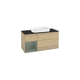 Villeroy & Boch V&B Waschtischunterschrank Finion 120x60 cm, Reg li Oli. m Lac, Oak Veneer ; Villeroy & Boch (F702GMPC)