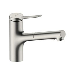 Hansgrohe Einhebel-Küchenarmatur Zesis M33 Auszugslänge b zu 760mm, ES Finish (74821800)