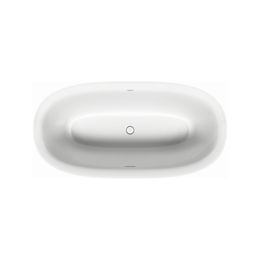 Duravit Oval-Badewanne White Tulip 160x80x48cm, frei., 2 RS, wei&szlig; (700468000000000)