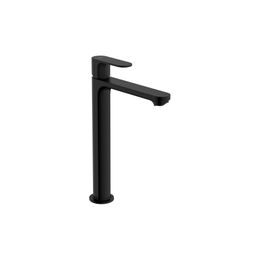 Hansgrohe Waschtisch-Einhebelmischer Rebris S 240 CoolSt m Zugstangen-Ablaufgarnitur, mattschwarz (72580670)