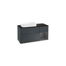 Villeroy & Boch V&B Waschtischunterschrank Finion 120cm, Pl b m, Rg r A m, md bl. m Lac ; Villeroy & Boch (F282GKHG)