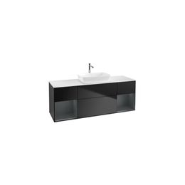 Villeroy & Boch V&B Waschtischunterschrank Finion 160cm, Pl wh. m, Reg md m Lac, bla m Lac ; Villeroy & Boch (F861HGPD)