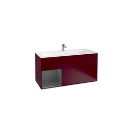 Villeroy & Boch V&B Waschtischunterschrank Wandbeleuchtung Finion 119,6x59,1cm, Reg li Anthrac. m, Peo m ; Villeroy & Boch (G060GKHB)